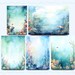 Watercolor Ocean Backgrounds: Under the Sea Scrapbook Paper (digital ...