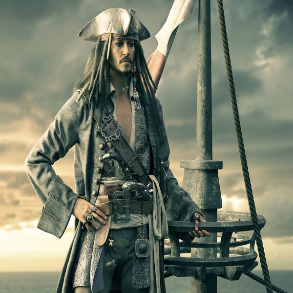 Jack Sparrow Hanging - Etsy