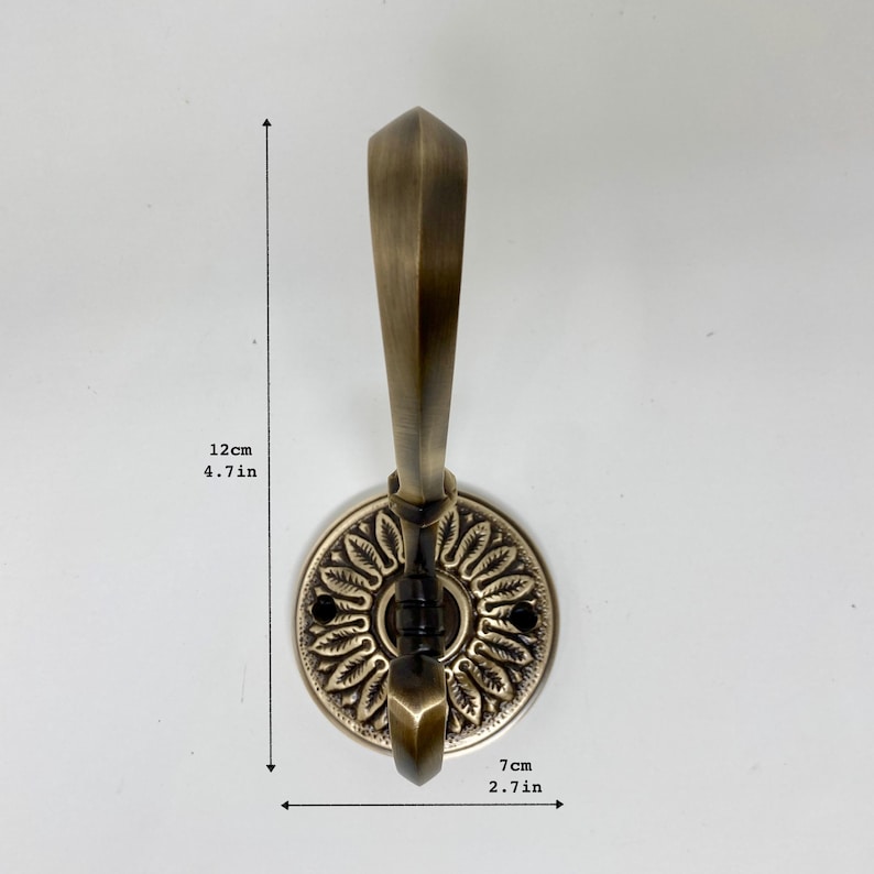 Toilet Roll Holder, Hand Towel Ring Robe Hook Antique Brass Bathroom ...