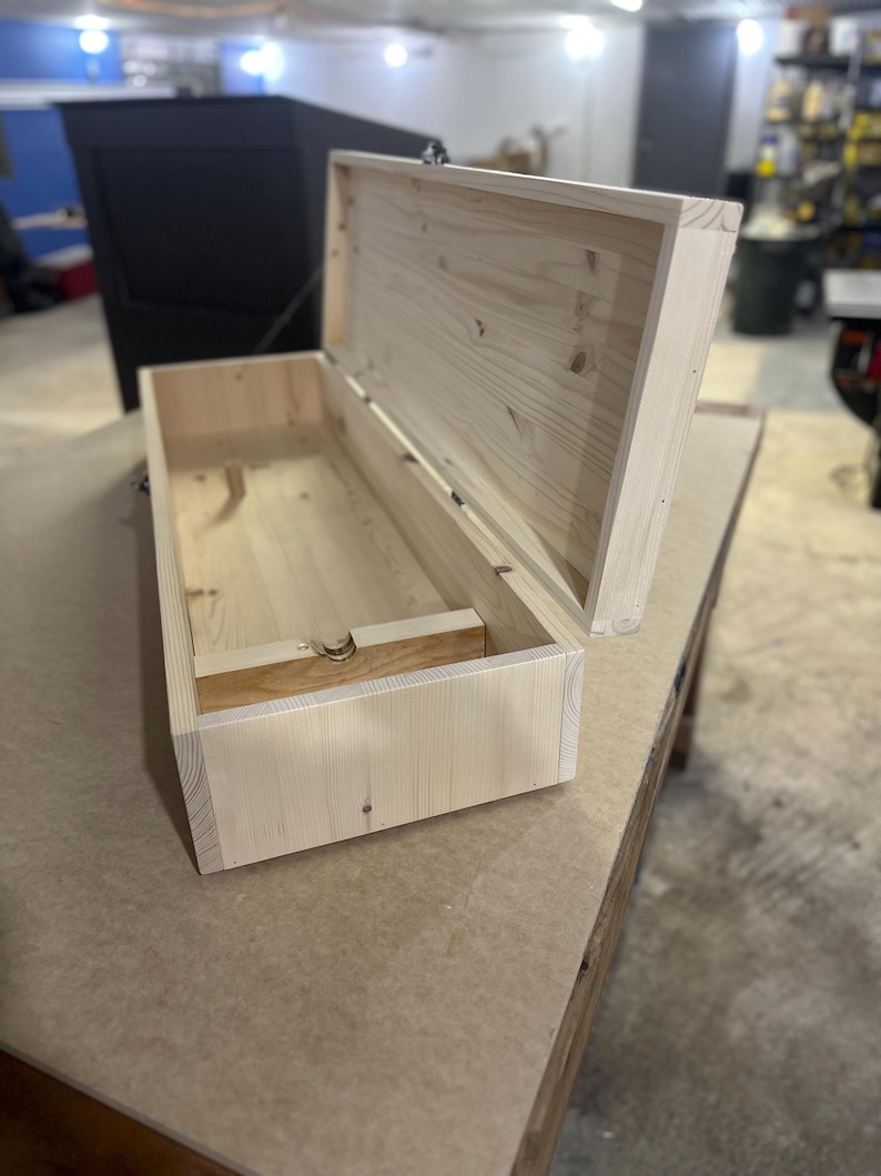 Large Customized Wood Chest - Etsy