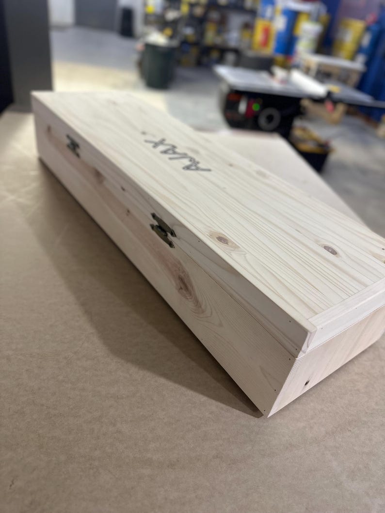 Large Customized Wood Chest - Etsy