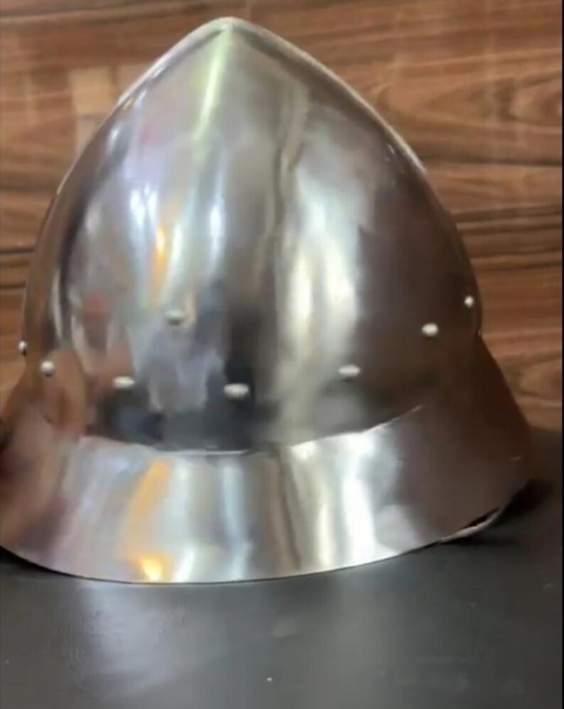 Medieval Kettle Hat Armor Helmet Knight Crusader Steel Armor Replica - Etsy