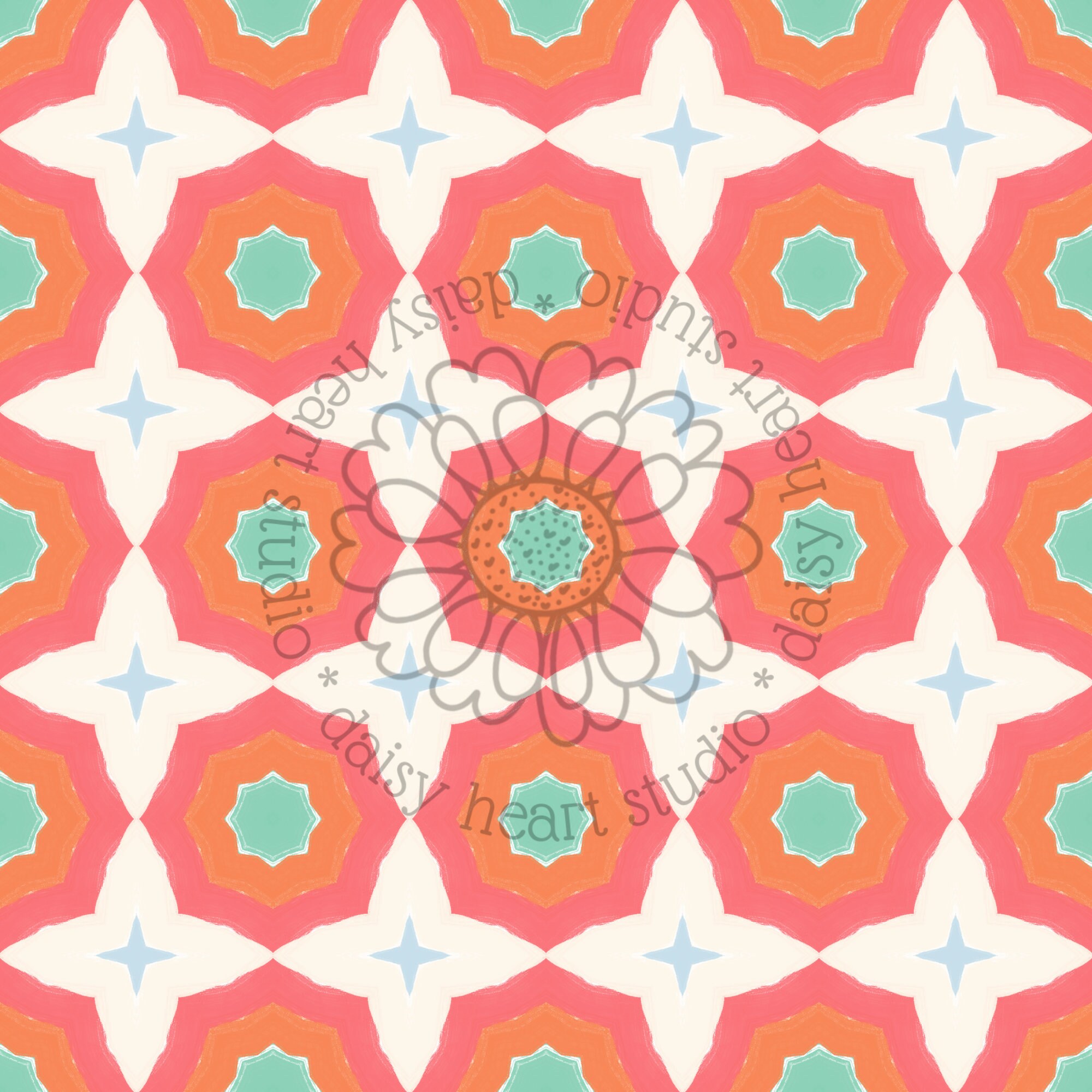 Orange Dream Digital Scrapbook Paper With a Commercial License for POD ...