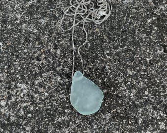 Sea Glass Shell Necklace - Etsy