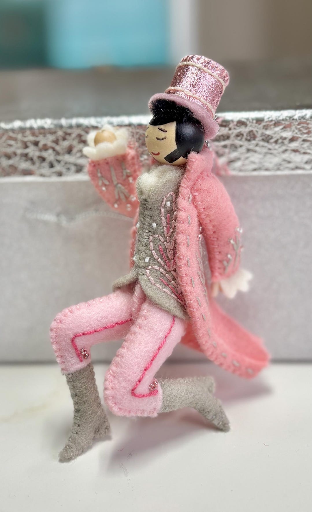 12 Days of Christmas 'lords Are Leaping' Felt Christmas Ornament - Etsy