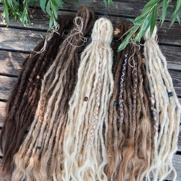 Human Hair Dreadlock Extensions - Etsy
