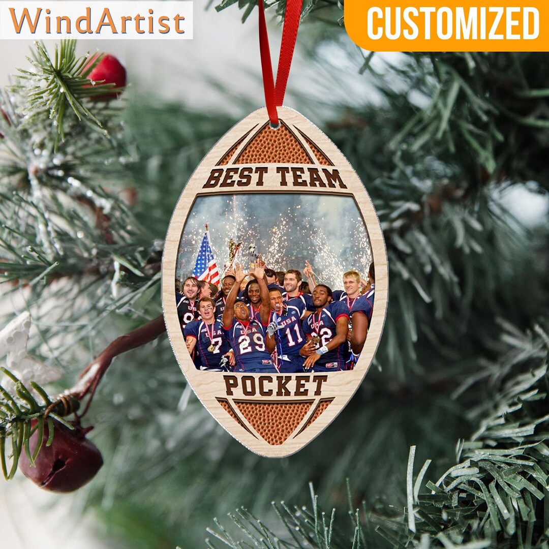 Football Team Ornament, Football Coach Gifts, Football Player Gift ...