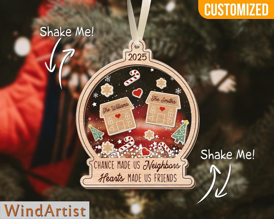 Custom Neighbor Christmas Gift, Neighbor Ornament Gift, New Neighbor ...
