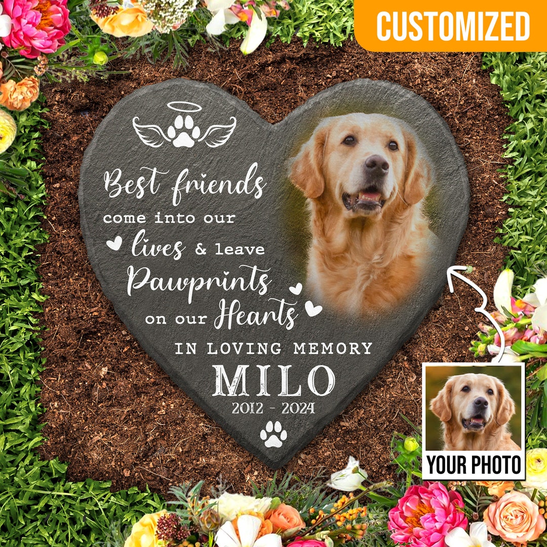 Custom Dog Memorial, Cat Memorial Stone, Personalized Pet Memorial ...