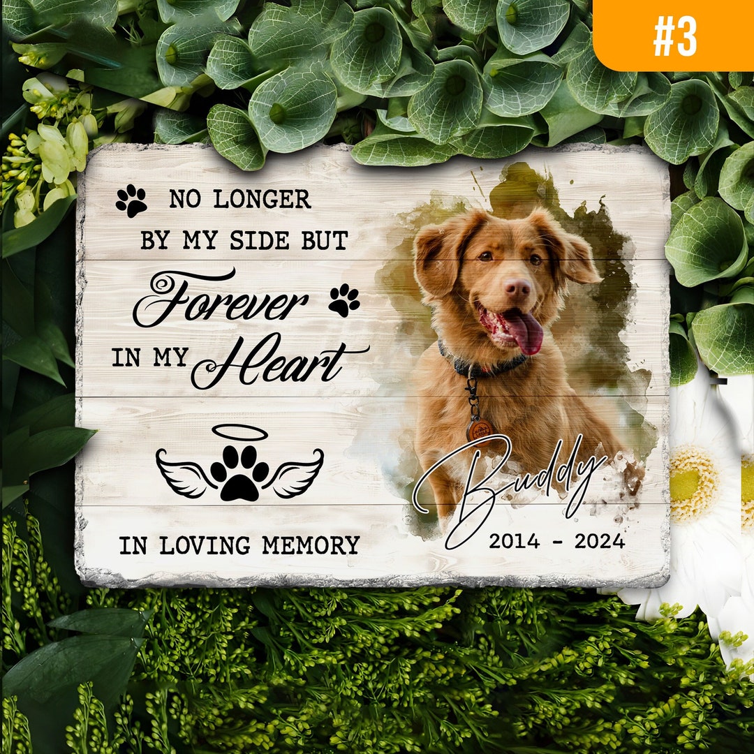 Personalized Pets Memorial, Custom Memorial for Dog, Cat Memorial Stone ...