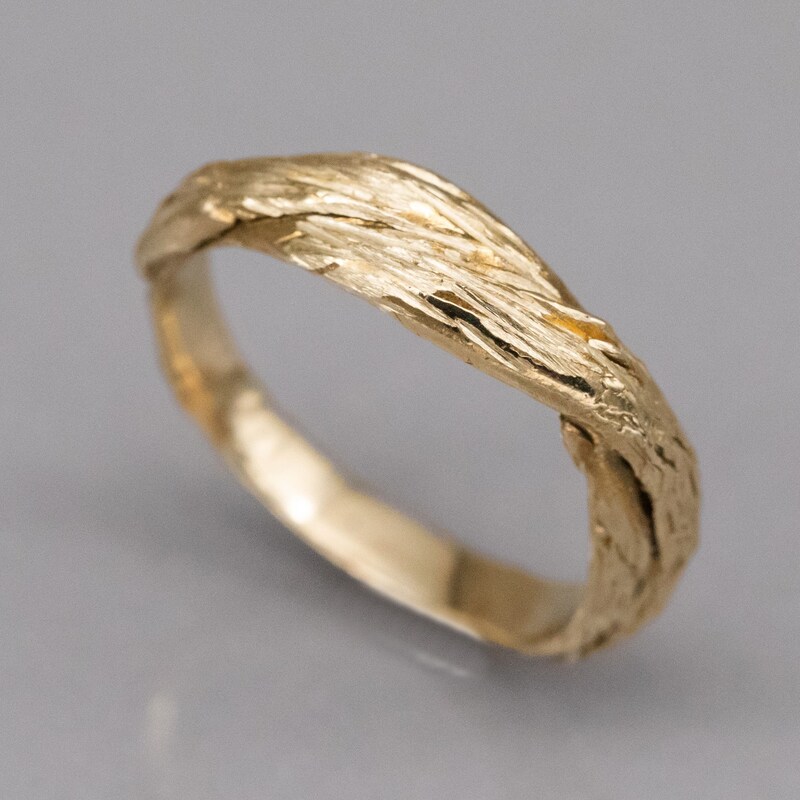 Organic Wedding Ring - Etsy