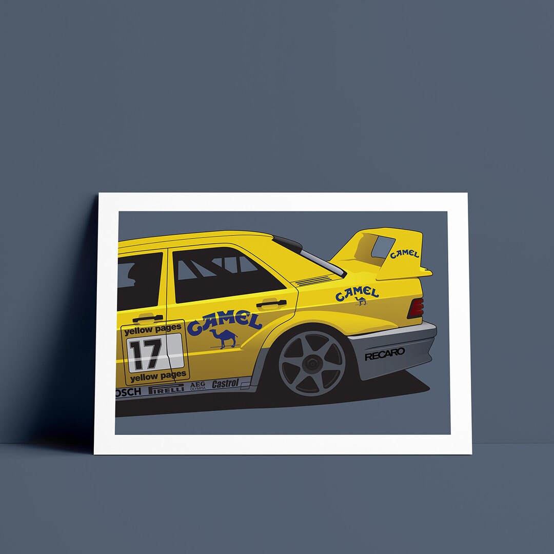 Mercedes 190e Camel Livery - Etsy