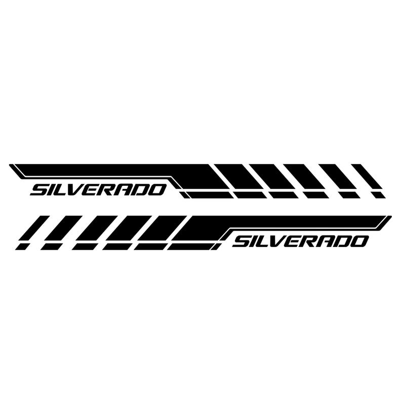 Chevrolet Silverado 48"x4.37" Stripes Set - Etsy