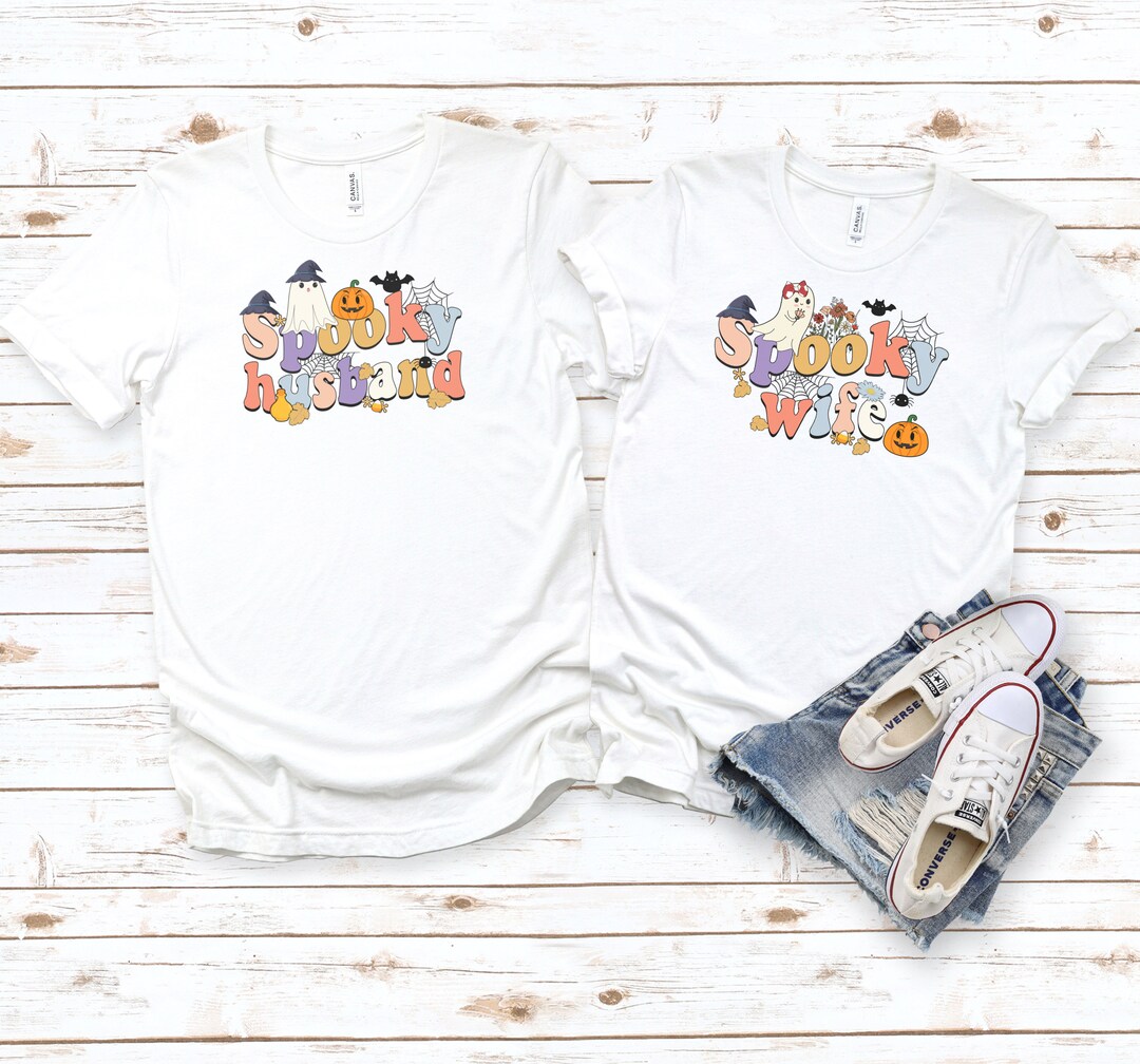 Spooky Couple, Husband and Wife Matching, Matching Hallowen Shirts ...