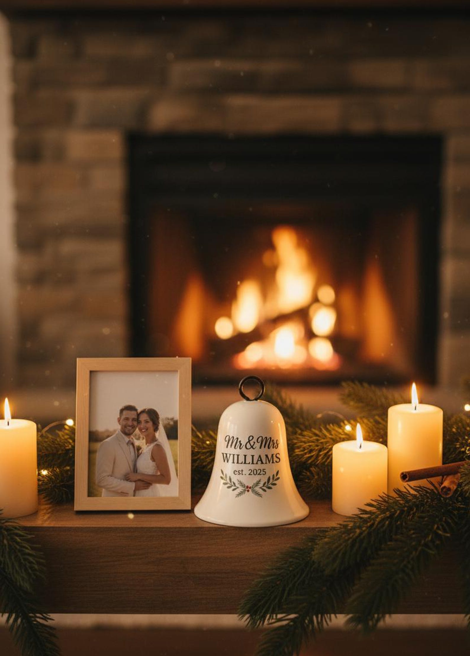 Personalized Mr & Mrs Brass Wedding Bell – Anniversary Keepsake - Etsy