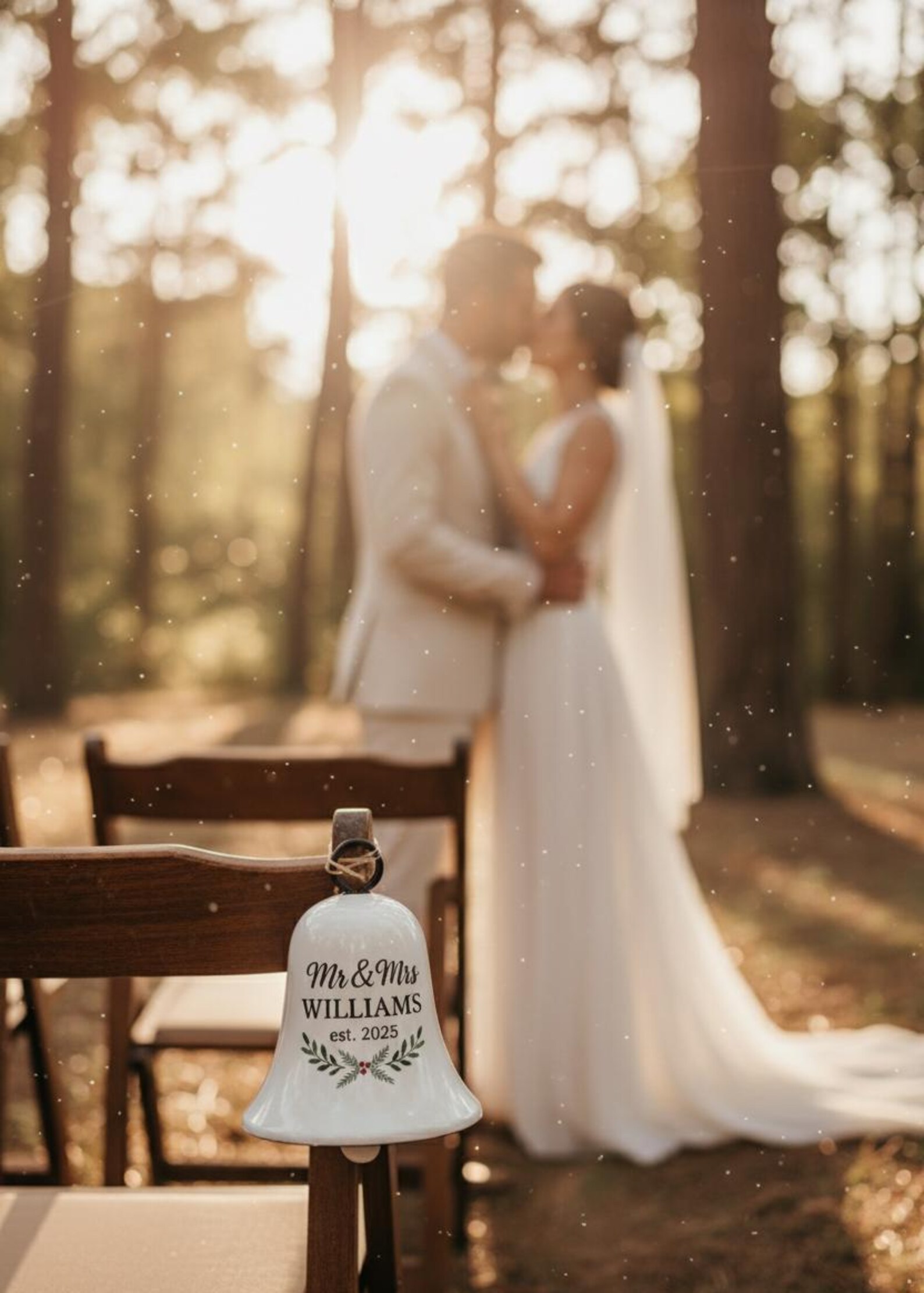 Personalized Mr & Mrs Brass Wedding Bell – Anniversary Keepsake - Etsy