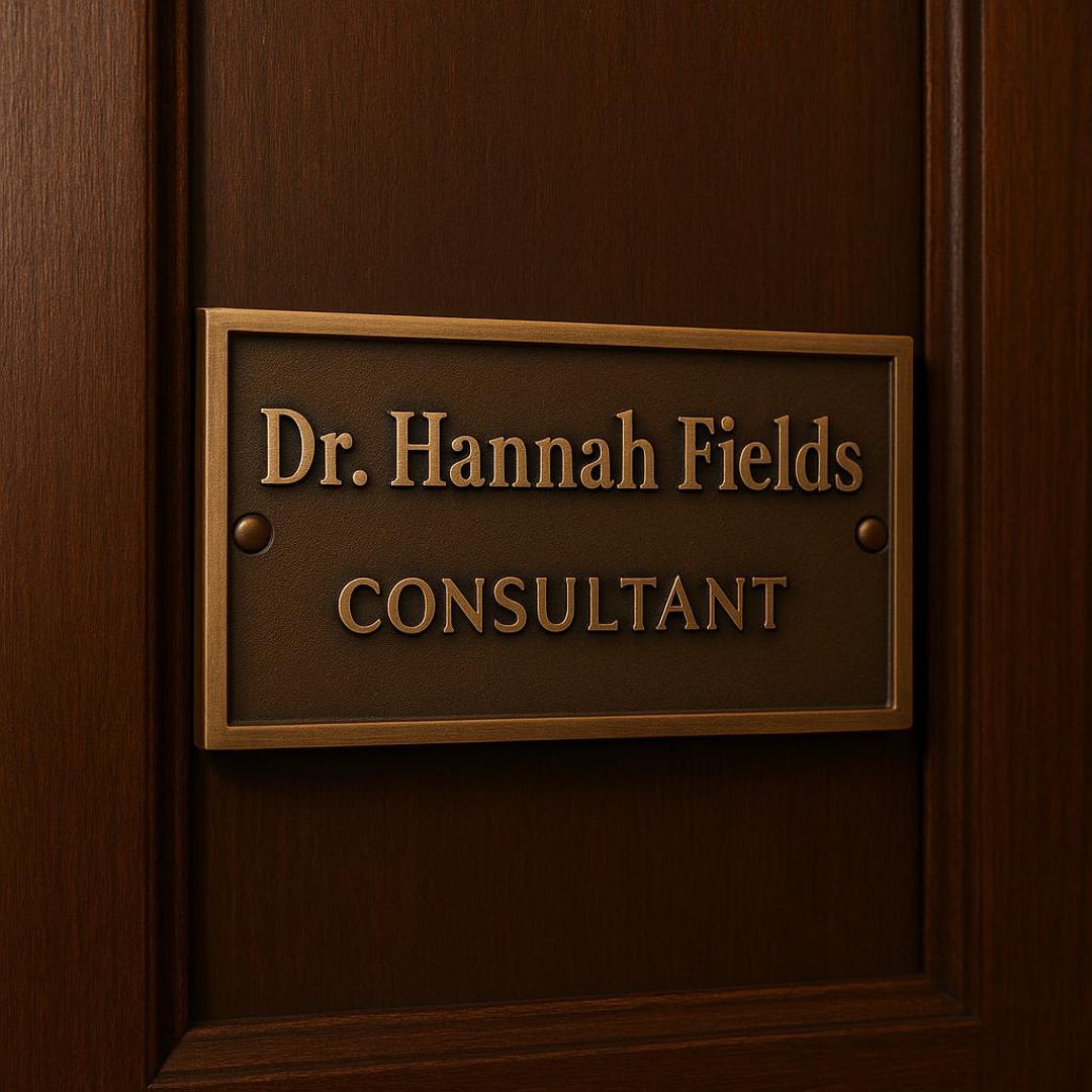 Custom Cast Bronze Nameplate – Engraved Office or Memorial Sign - Etsy