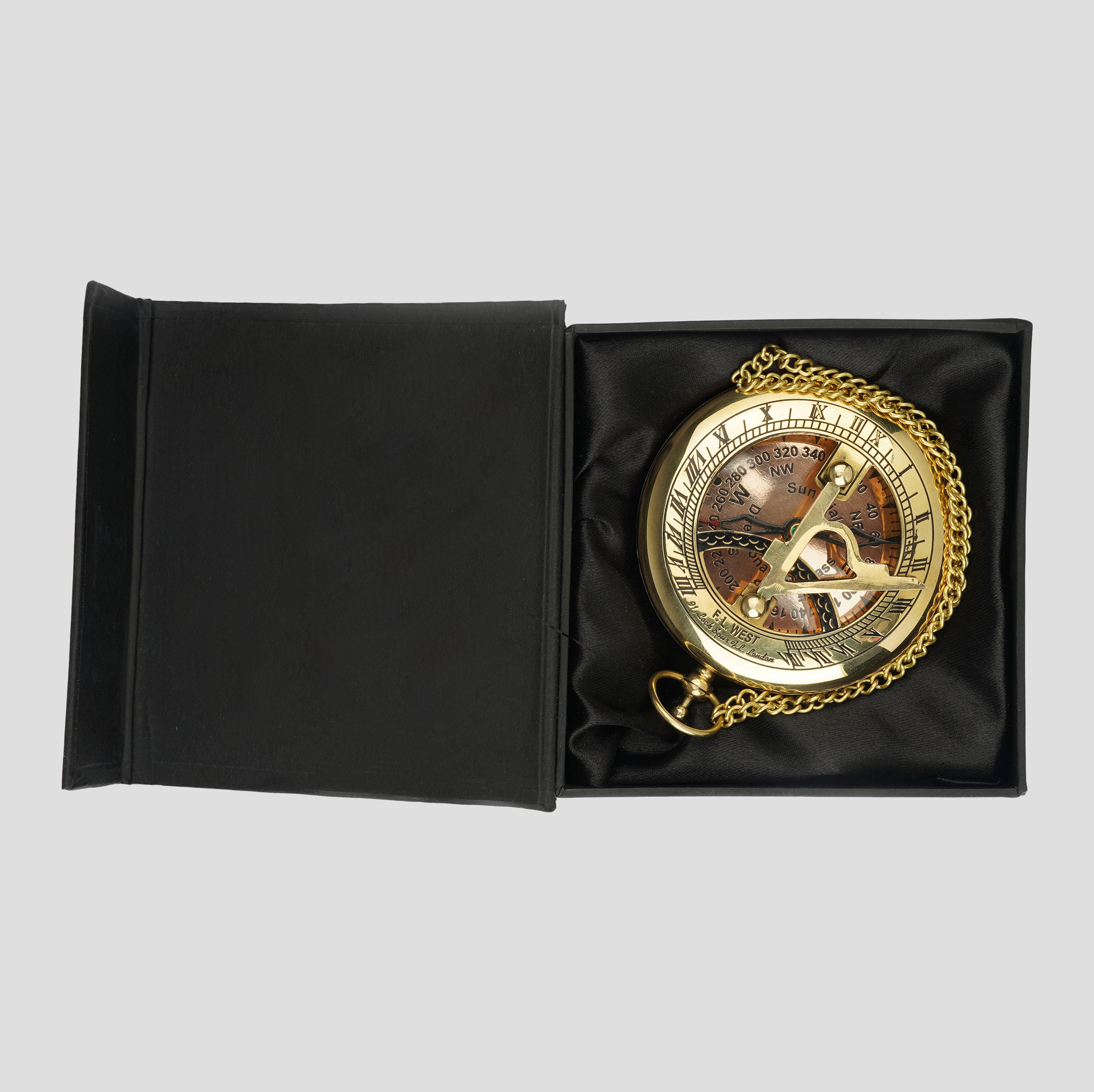 Personalized Sundial Compass With Gift Box Custom Engraved - Etsy