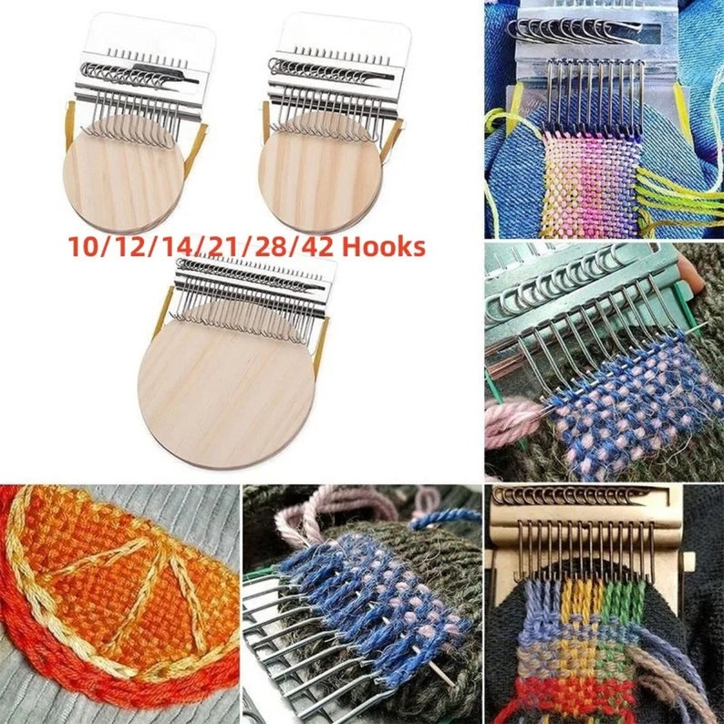 Small Loom, Speedweve Type, 10pcs, Multiple Sizes, Woodsteel Disc ...