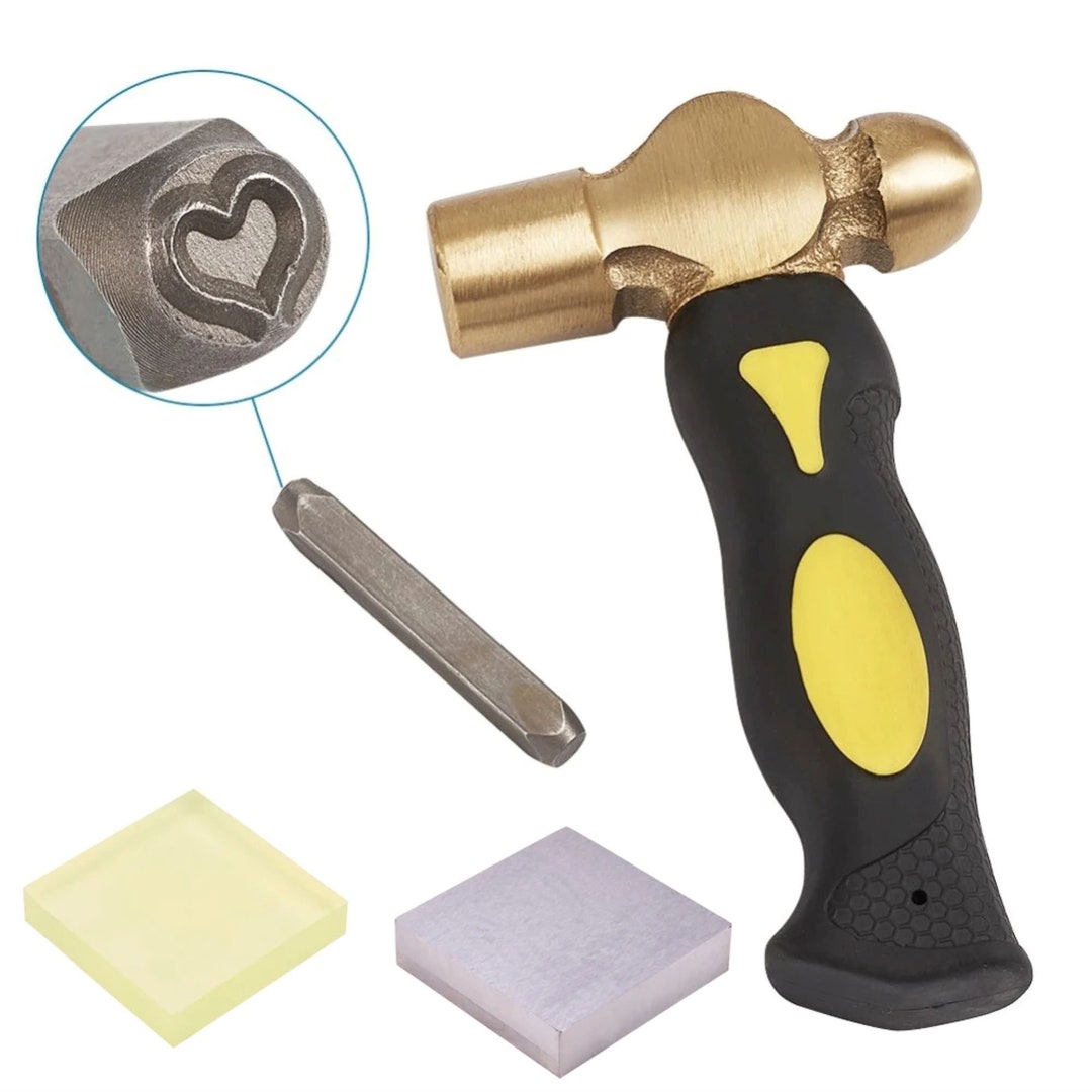 Brass Hammers, and Carbon Steel Stamp, for Jewelry Making Tool ...