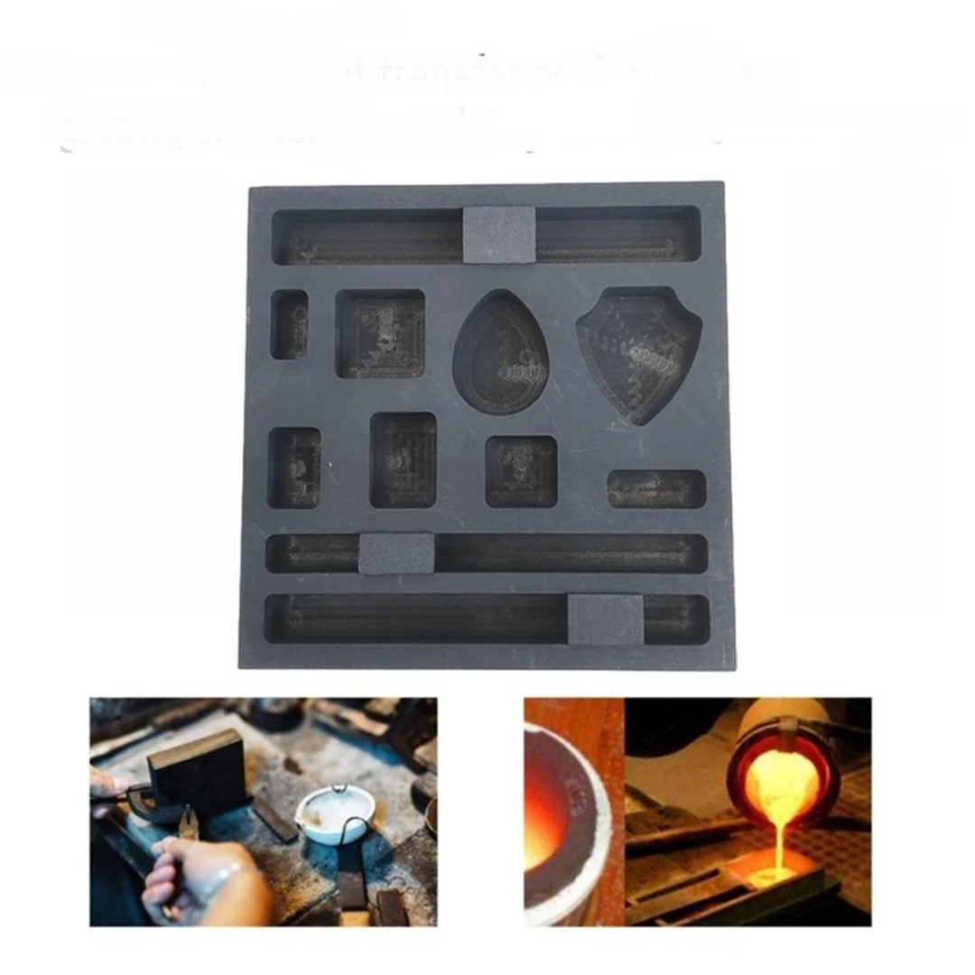 Ingot Molds Graphite, Small High Temperature Resistance, Metal Casting ...