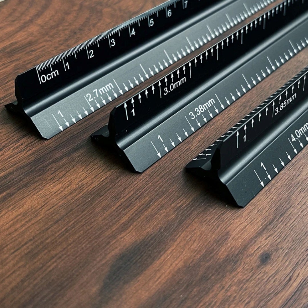 Leather Ruler, Aluminum Alloy, Handcraft Spacing, Multifunctional ...