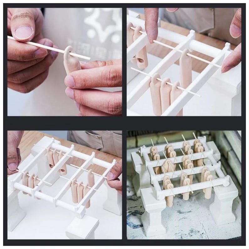 Kiln Firing Rods, 10pcs, Corundum Tube, Various Sizes, High-temperature ...