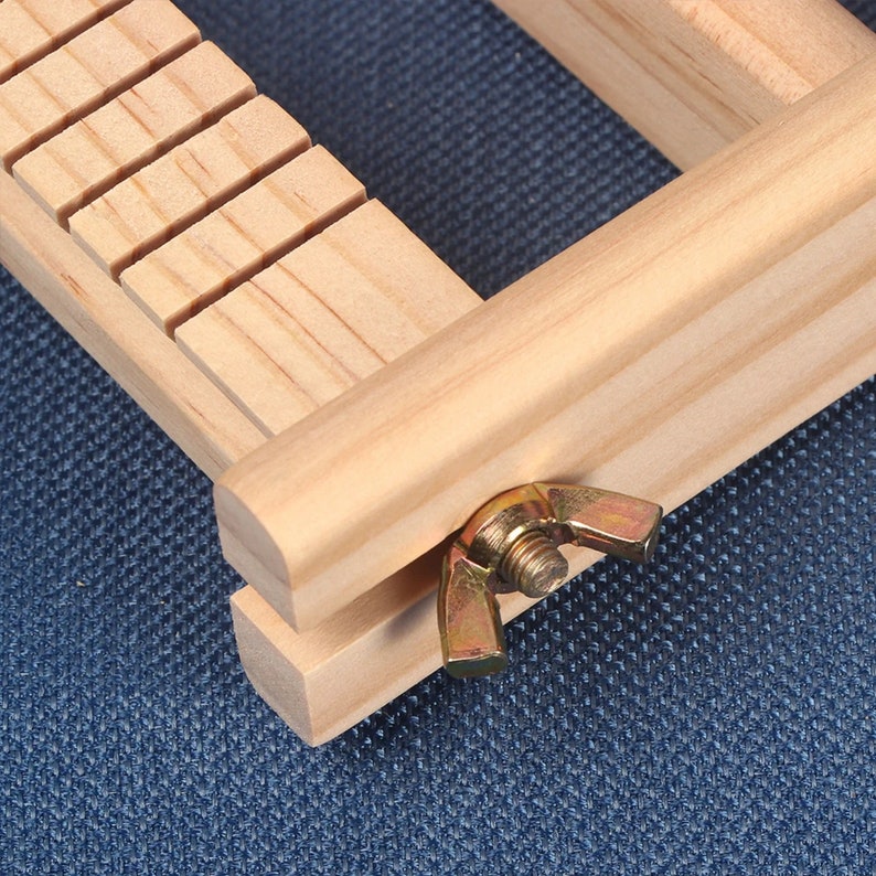 Weaving Loom Kit, 13pcs, Wooden Frame, Yarn Balls, Beginner Tapestry ...