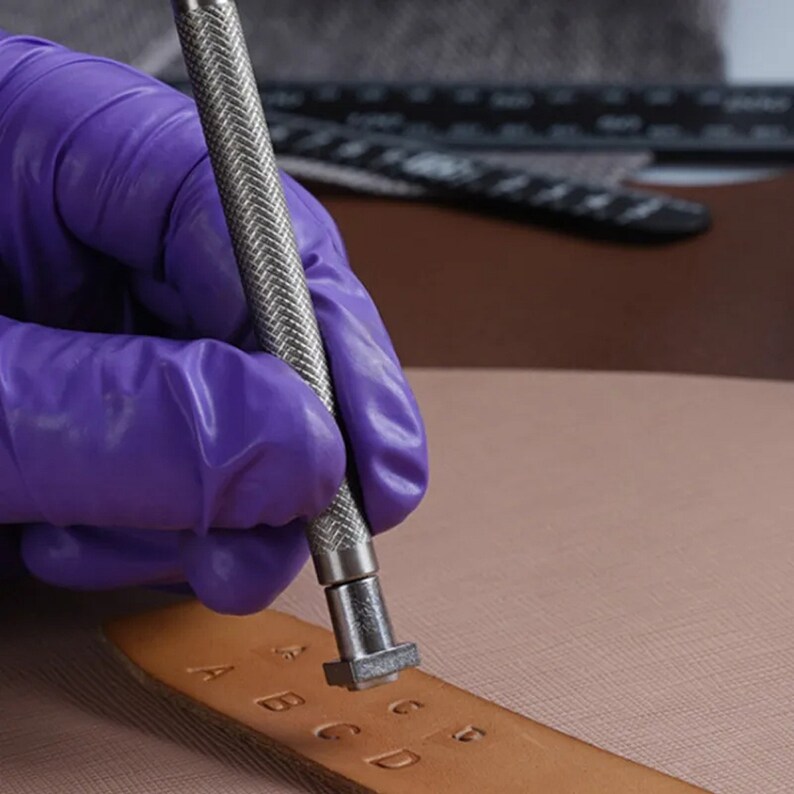 36pcs Font Combination Metal Alphabet Letter and Number Stamp Set for ...