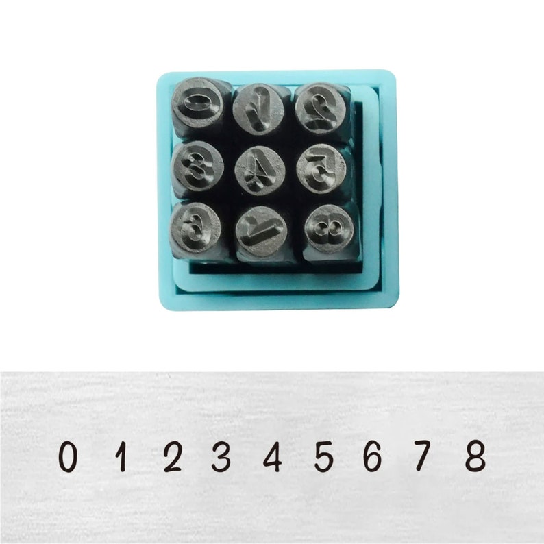 Metal Stamps Kit, Alphabet Number and Letter Metal Stamping Tools Kit ...
