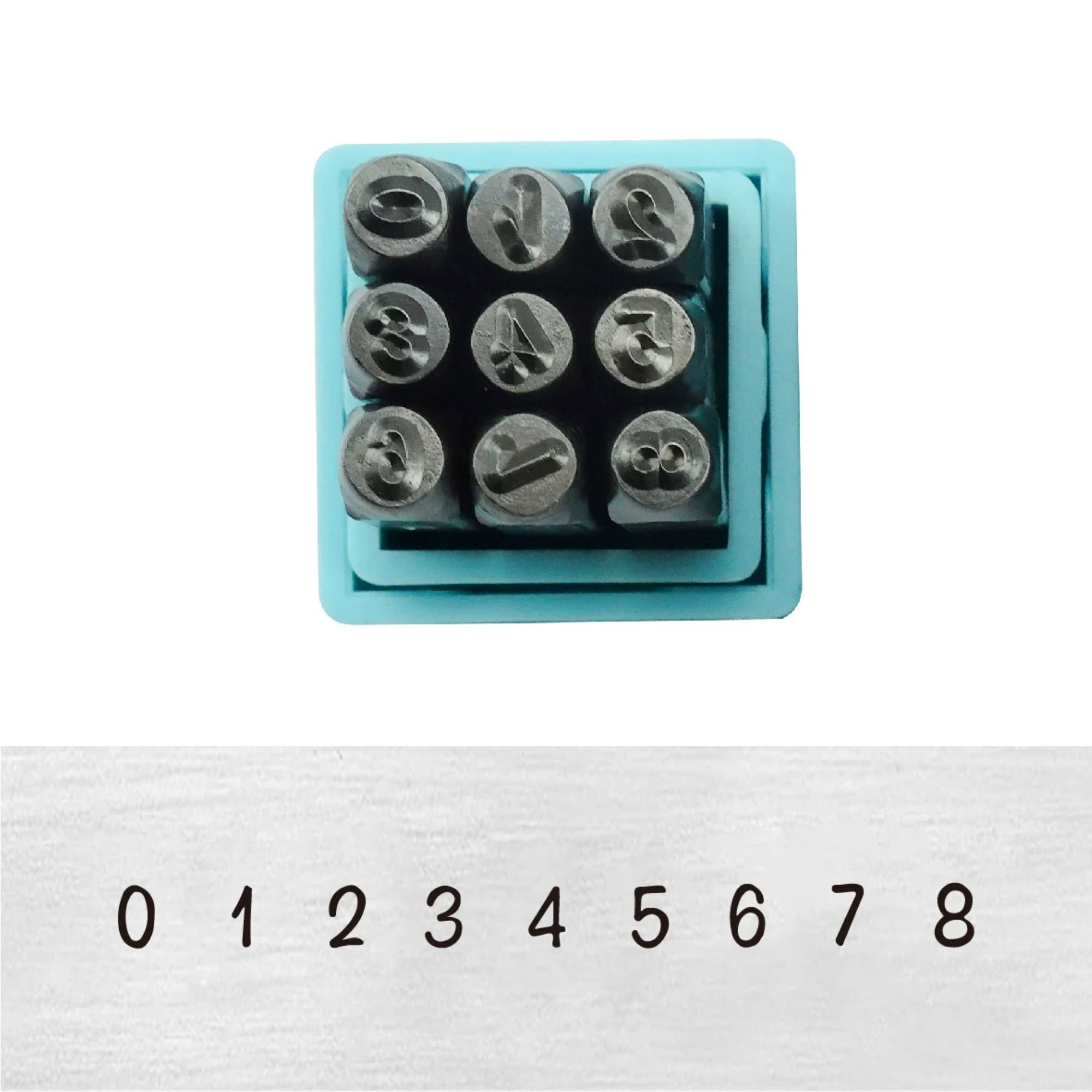 Metal Stamps Kit, Alphabet Number and Letter Metal Stamping Tools Kit ...