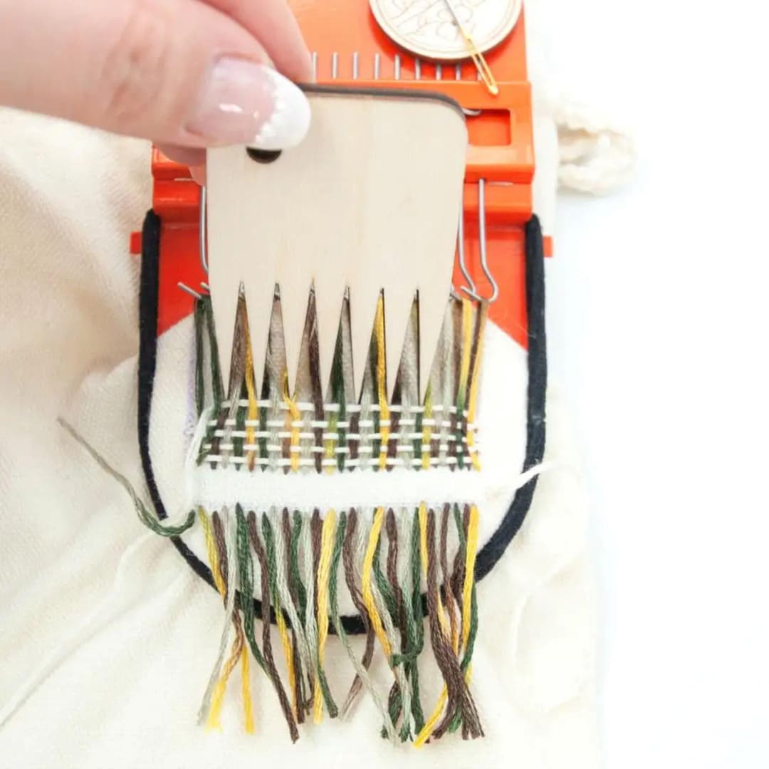 Mini Darning Loom Set, Plastic Small DIY Hand Knitting Machine, Mender ...