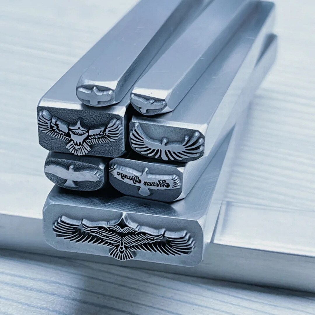 Eagle Pattern Logo Metal Stamping Tool, Jewelry Making Punch, DIY Craft ...