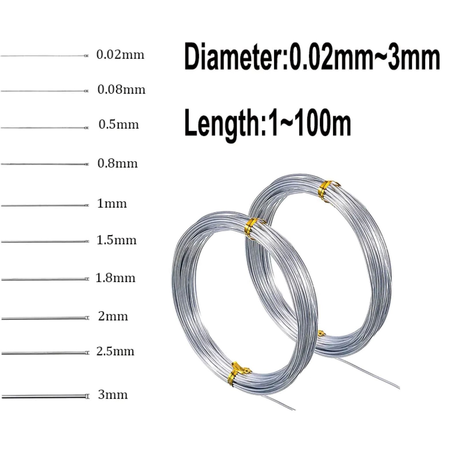 Stainless Steel Spring Wire, Hard Full Hard Wire Metalworking, Hard ...