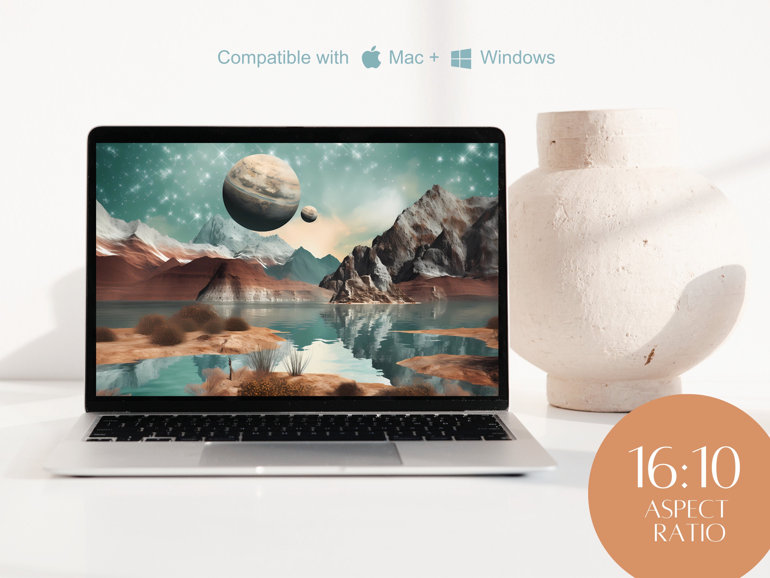 Desktop Wallpaper With Matching Folder Desktop Icons Aesthetic - Etsy