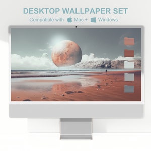 Desktop Wallpaper With Matching Folder Desktop Icons Aesthetic Laptop ...