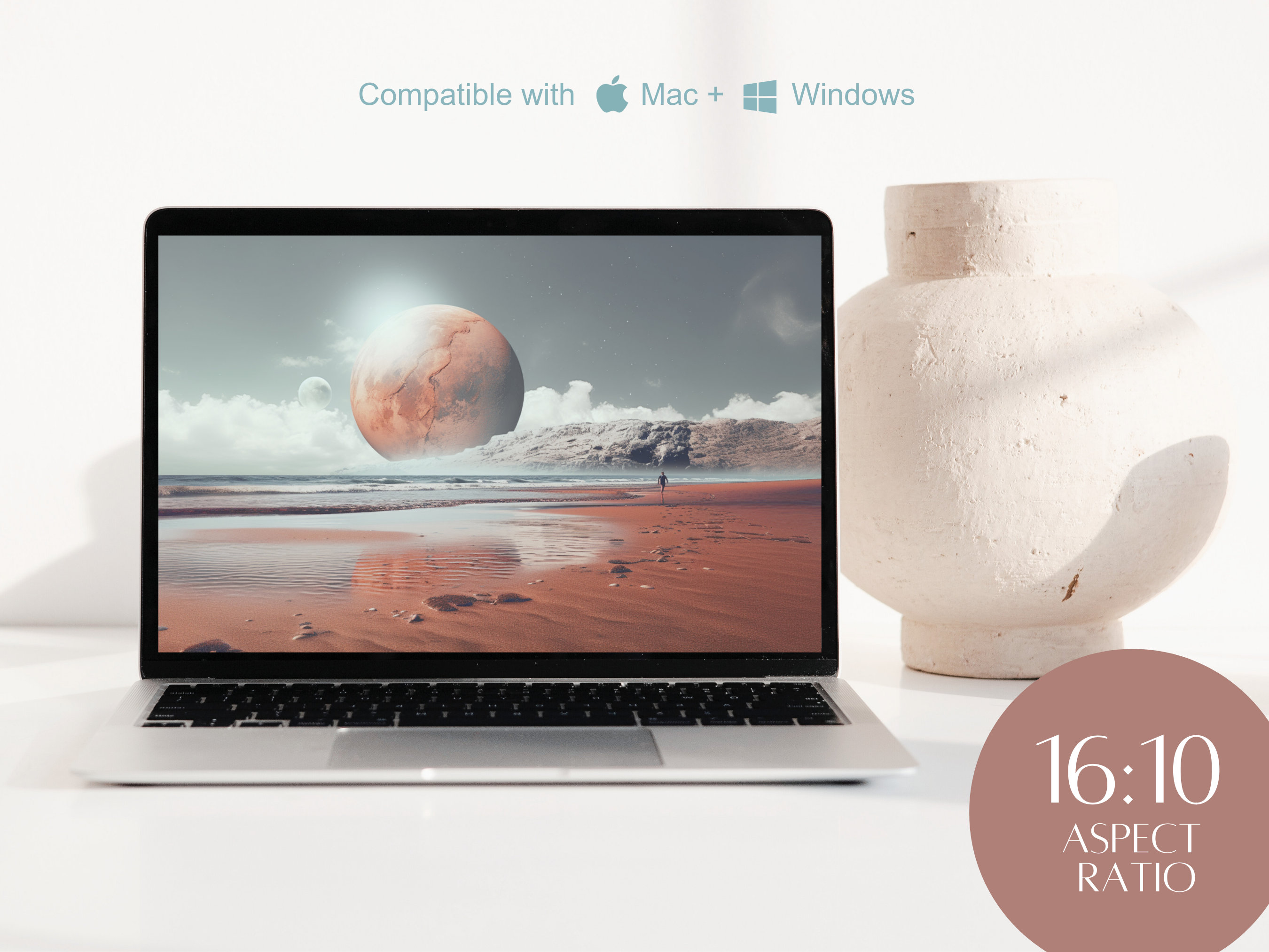 Desktop Wallpaper With Matching Folder Desktop Icons Aesthetic Laptop ...