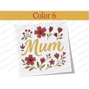 Mum Mothers Day PNG Clipart Bundle - Floral Mothers Day Text, Mom Mum ...