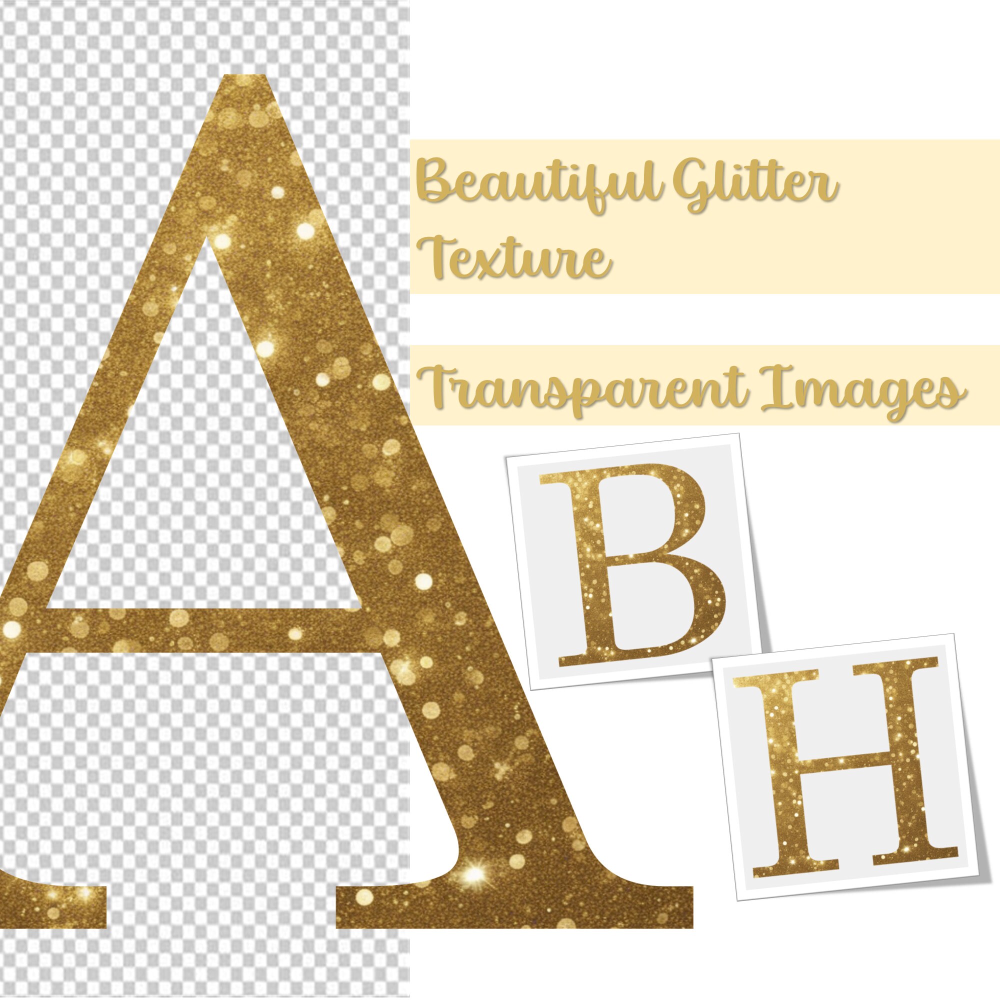 Golden Glitter Alphabets Numbers PNG. Gold Clipart Letters. Sublimation ...