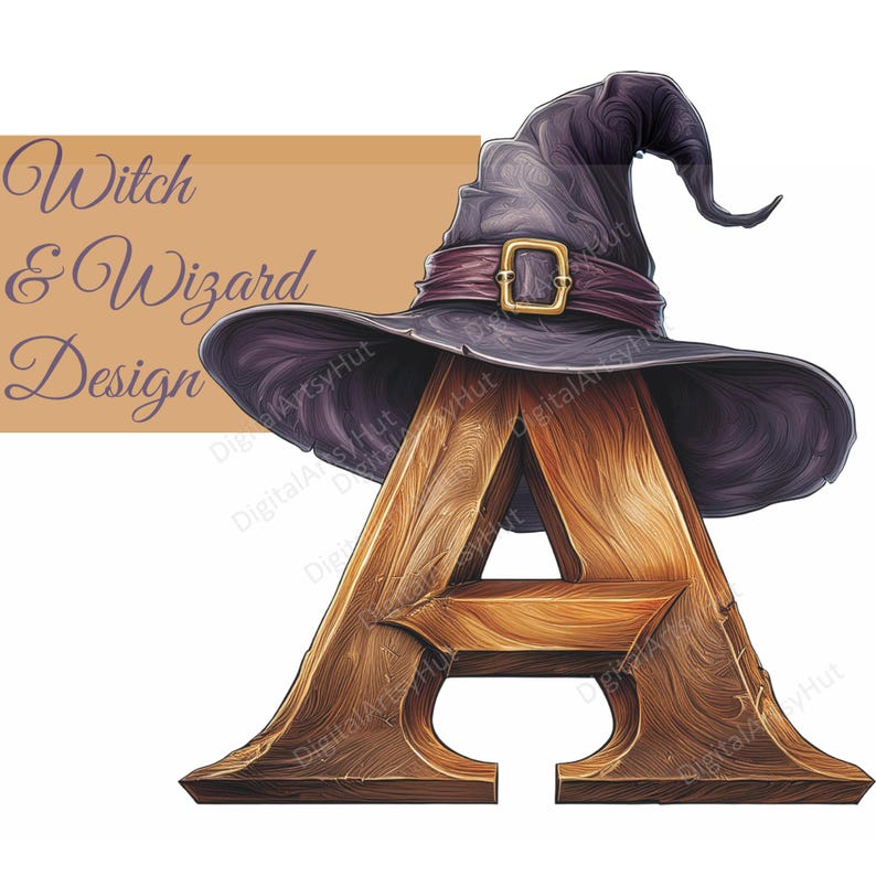 Spooky Season Alphabets Bundle. Halloween Clipart Uppercase Letters ...