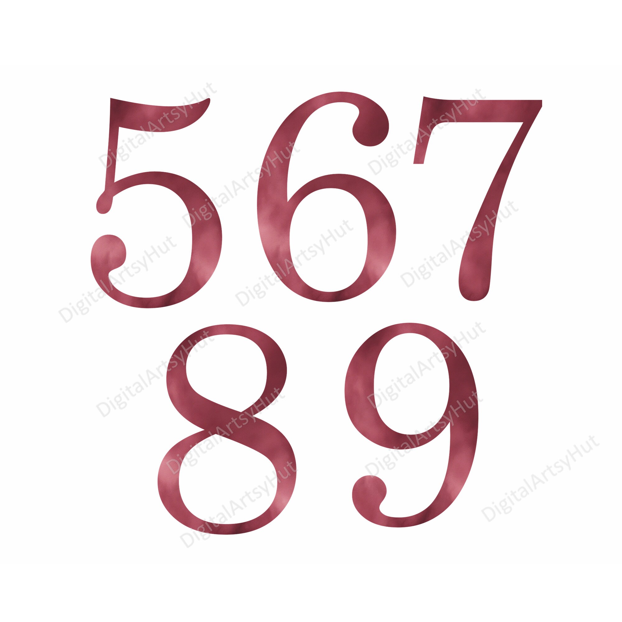 Watercolor Alphabet PNG Letters & Numbers. Sublimation Letters Wedding ...