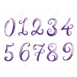 Handwritten Watercolor Alphabets Clipart Letters. Sublimation Letters ...