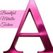 3D Pink Metal Alphabet Letters PNG Bundle (digital Download) - Etsy