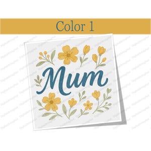 Mum Mothers Day PNG Clipart Bundle - Floral Mothers Day Text, Mom Mum ...
