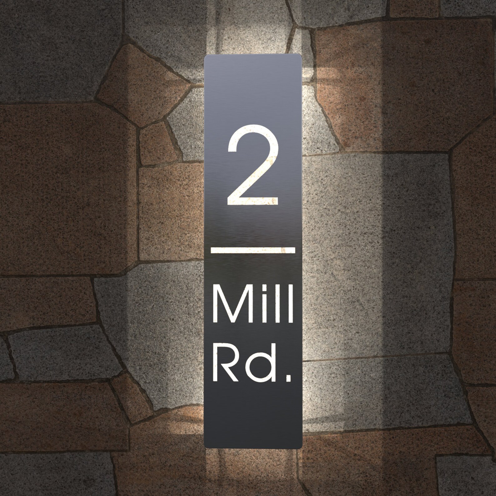 Custom House Number Sign,outdoor Waterproof Number Box,laser Cut Number ...