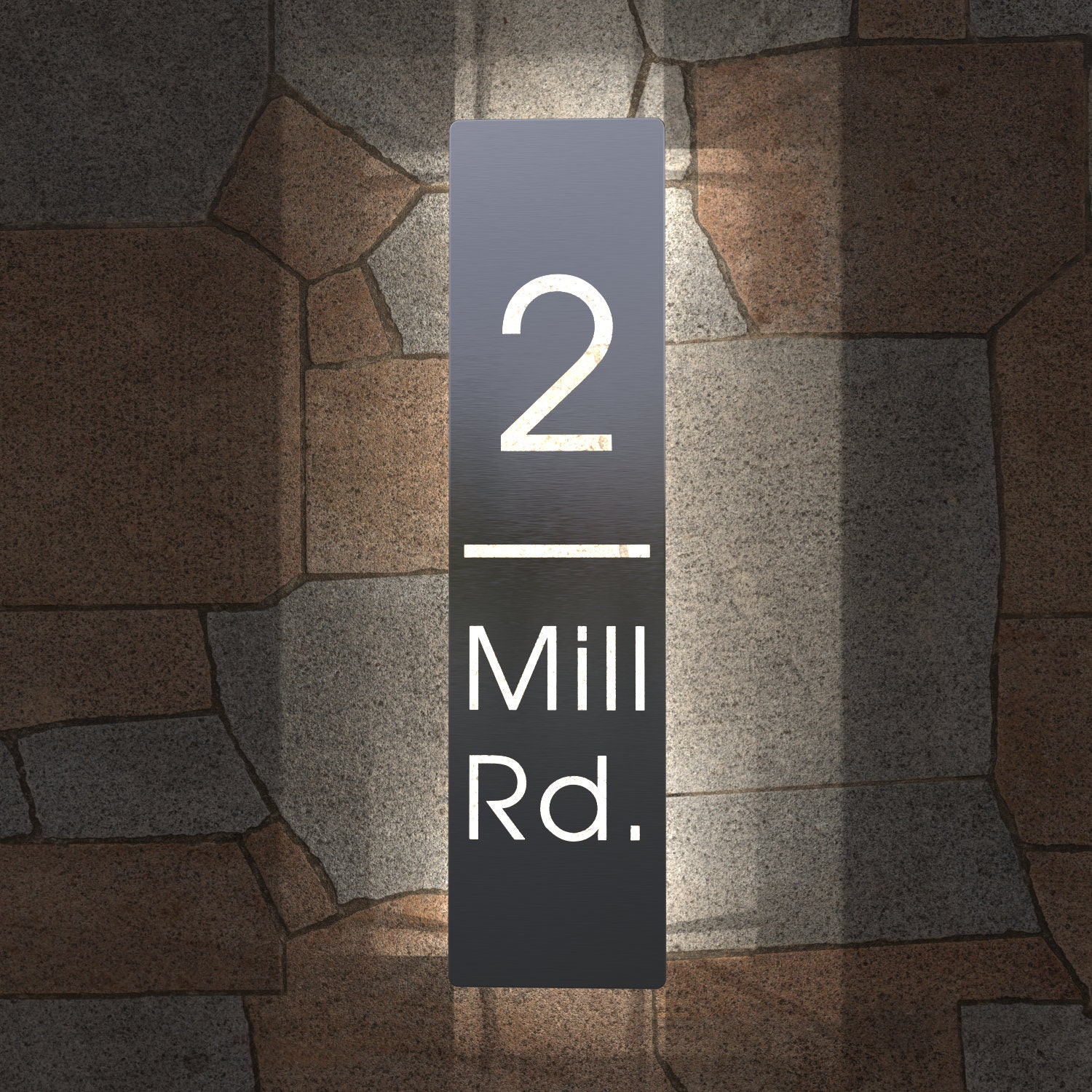 Custom House Number Sign,outdoor Waterproof Number Box,laser Cut Number ...