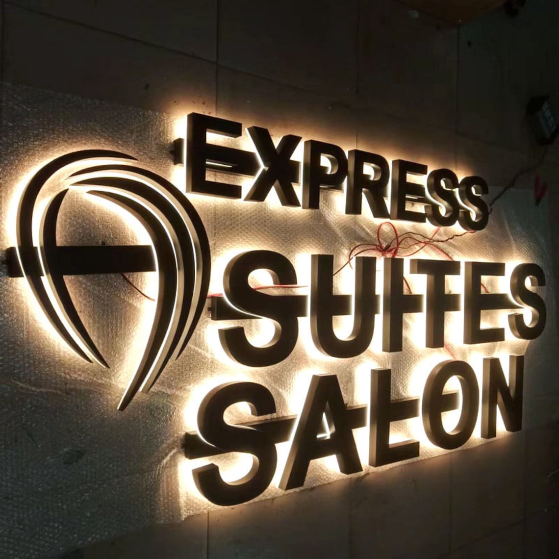 Outdoor LED Channel Letter,backlit Metal 3D Letter Signs,light up ...