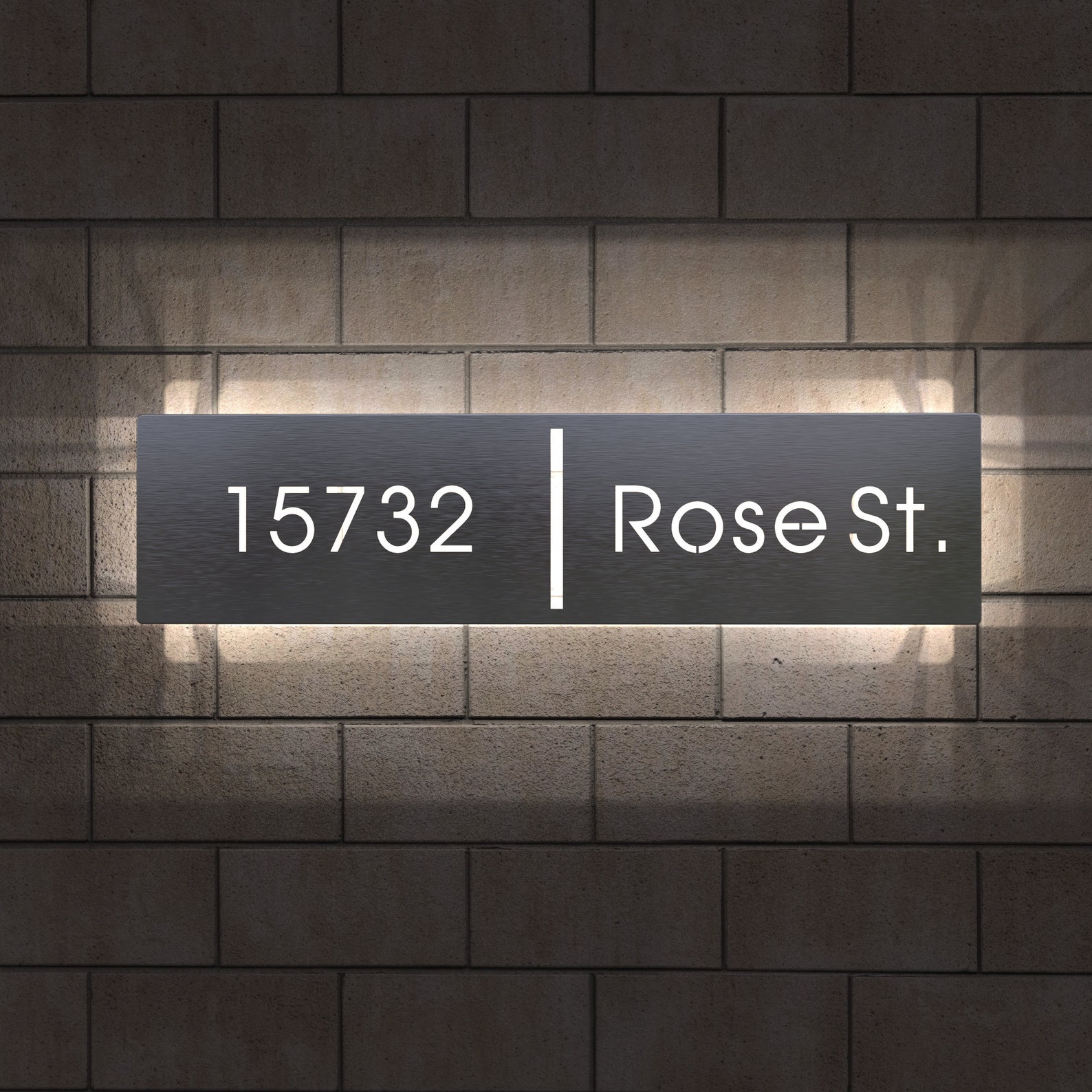 Custom House Number Sign,outdoor Waterproof Number Box,laser Cut Number ...