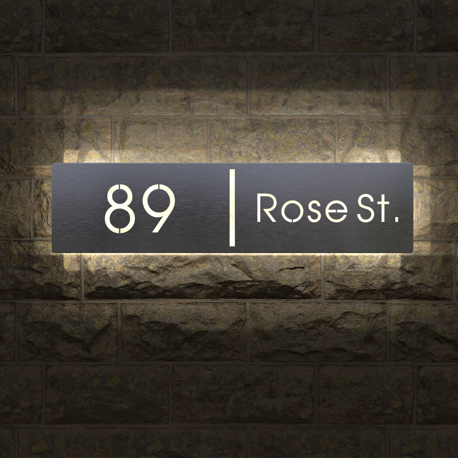 Custom House Number Sign,outdoor Waterproof Number Box,laser Cut Number ...