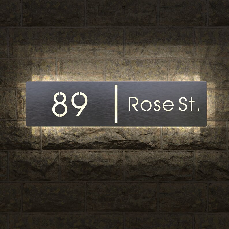 Custom House Number Sign,outdoor Waterproof Number Box,laser Cut Number ...